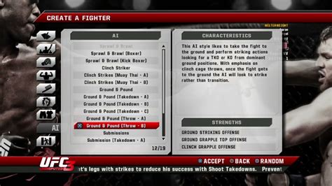 Ufc Undisputed 3 Create A Fighter