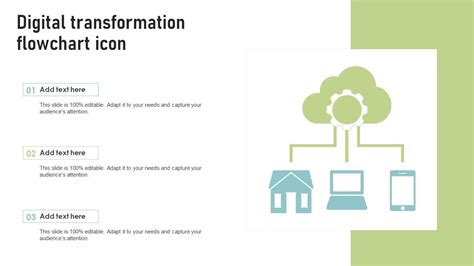 Digital Transformation Flowchart Icon Rules Pdf