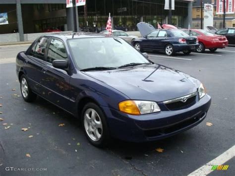 2000 Midnight Blue Mica Mazda Protege Es 19373423 Photo 6 Gtcarlot