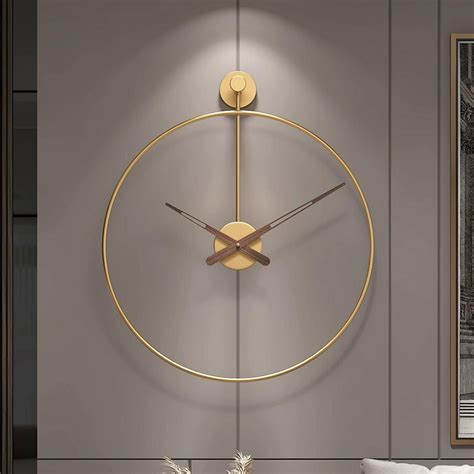 Reloj De Pared Nórdico Silencioso Redondo Moderno Estilo Español