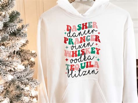 Dasher Dancer Prancer Vixen Whiskey Tequila Vodka Blitzen Etsy