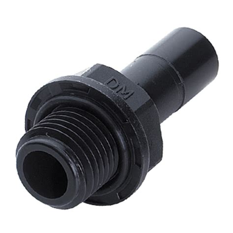 Dm Fit Bsp Stem Adaptors Plastic Push Fit Aqua Cure