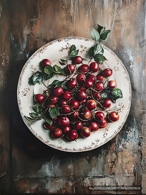 Ai创作图静物大樱桃 油画樱桃 高清大樱桃静物 樱桃果盘特写 盛盘的樱桃 一盘大樱桃 工笔樱桃 樱桃特写创意水果 樱桃果盘 樱桃俯拍 樱桃天地盖 创意樱桃 樱桃装饰画 樱桃季 鲜果小樱桃