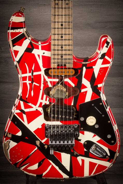 Evh Striped Series Frankenstrat