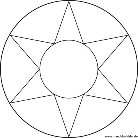 Kinder Mandala Mit Sternmuster Gratis Download