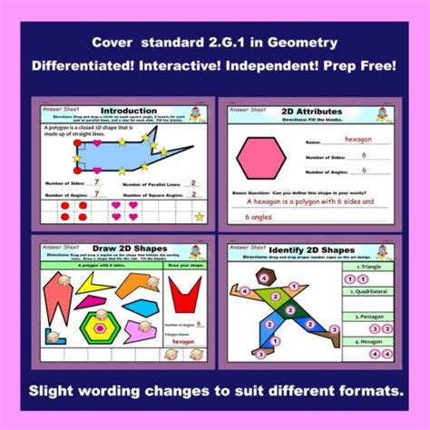 2nd Grade Math Geometry 2 G 1 Made By Teachers