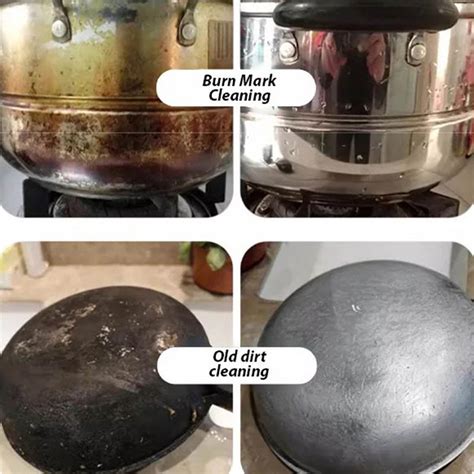 Upgraded Clean Pots And Pans Grime Stainless Steel Cleaner Kitchen