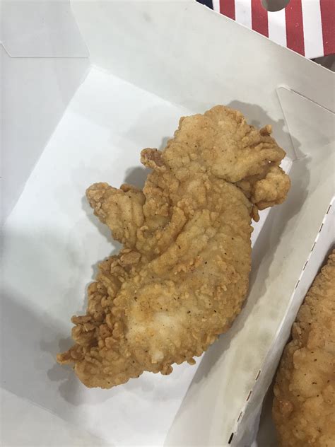 Kfc Mini Fillet Shaped Like Ireland Bought In Belfast R Mildlyinteresting