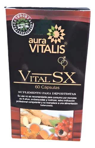 Vital Sex X 60 Cáp Aura Vitalis Energía Vitalidad Libido Sin Sabor