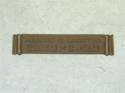 Marcus Grady Lassiter Sr 1903 1974 Find A Grave Memorial