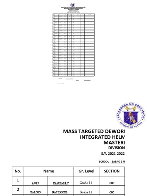 11 Ncb Ihcp Forms 2021 Xlsx Deworming Pdf