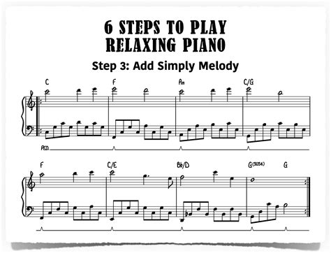 6 Steps To Play Relaxing Piano Piano With Jonny