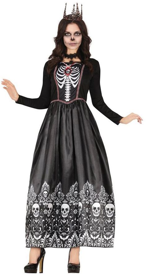 Fiestas Guirca Kostüm Kleid Königin Der Toten Für Erwachsene In