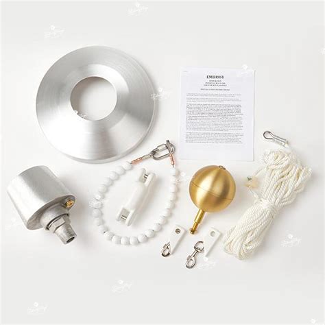 Embassy Commercial Flagpole Internal Halyard