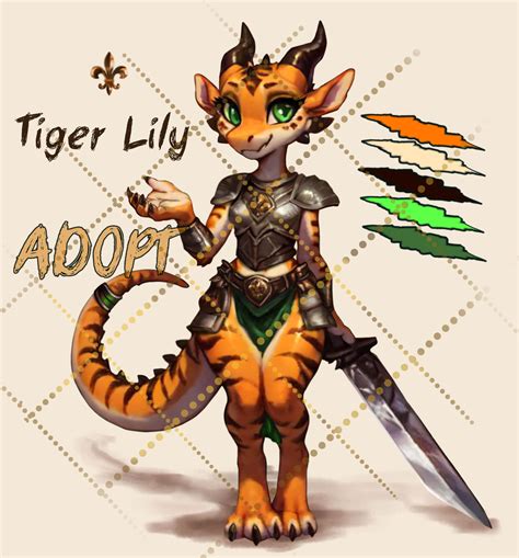 Warrior Tiger Lily Adopt By Polnocnykot On Deviantart