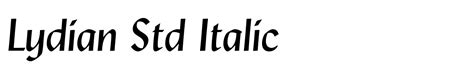 Lydian Font Webfont And Desktop Myfonts