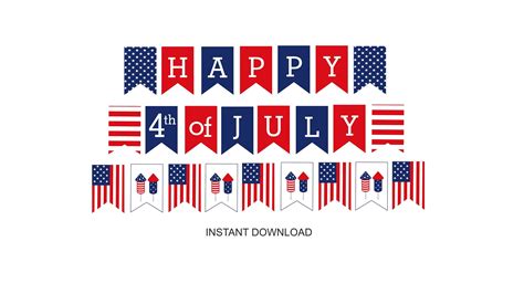 Fourth Of July Banner