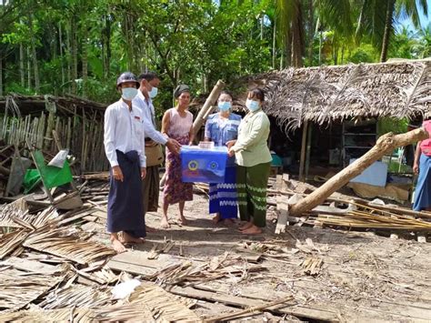 မော်လမြိုင်ကျွန်းမြို့နယ်တွင် မိုးသည်းထန်စွာရွာသွန်းပြီး လေပြင်းတိုက်ခတ