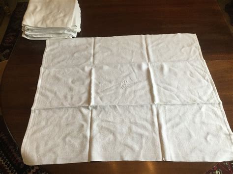 Eleven Monogram Table Napkins Pr Dimensions 745x64