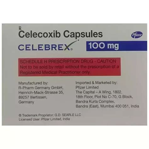 Celebrex Capsule Uses Price Dosage Side Effects Substitute Buy Online