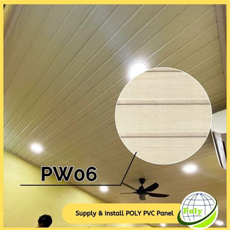 🔥 9 Ft Pvc Ceiling Wall Panel 🔥 Home Ceilingwall Waterproof 30cm X 8mm
