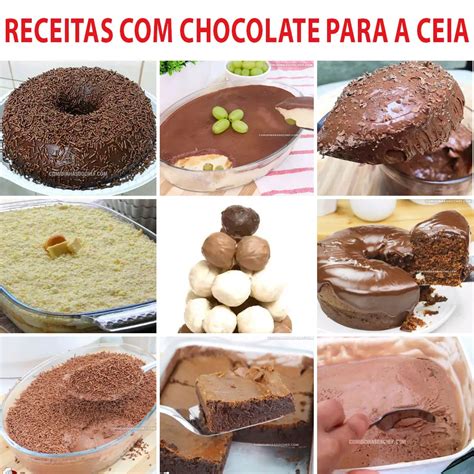 Como Encantar Os Convidados Com Essas 17 Receitas De Chocolate Para A