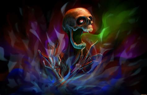 Download Dark Skull 4k Ultra Hd Wallpaper 3900x2542 Wallpaper Abyss