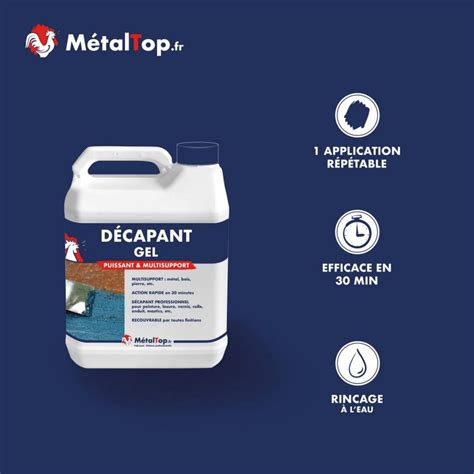 Décapant Gel Métaltop Peinture
