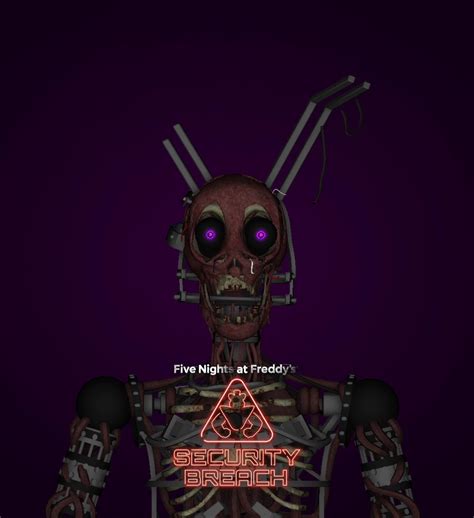 Fnaf Prisma3d Fnaf Sb Burntrap Endoskeleton By Springmichaelp3d On