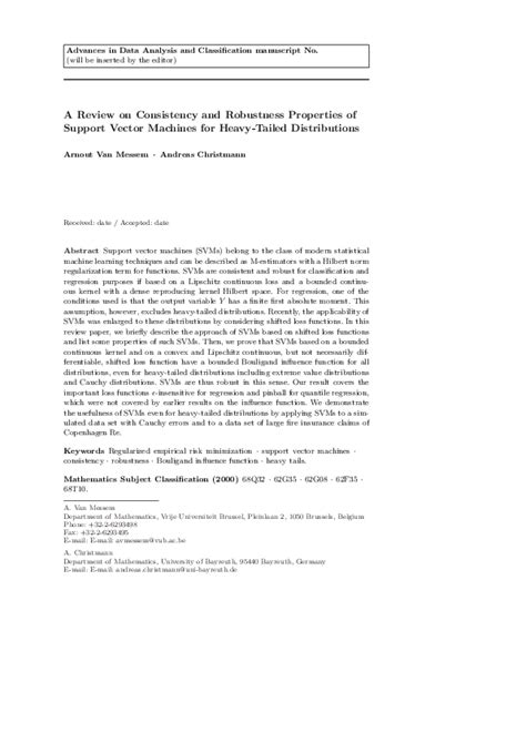 Pdf A Review Of Robust Clustering Methods