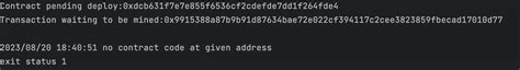 Transactions Failed To Deploy Smart Contract On My Private Network