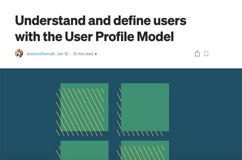 understand and define users with the user profile model user profile