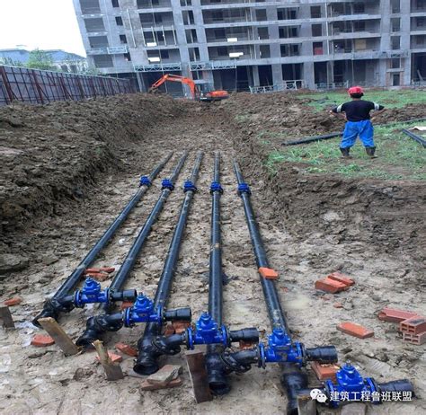室外综合管网施工顺序工外网施工顺序室外管网施工顺序大山谷图库