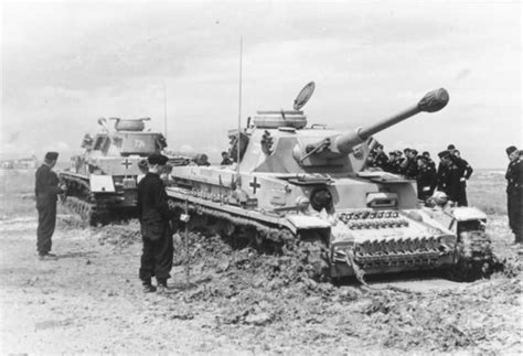 Panzer Iv Ausf G Tanks Greece 1943 World War Photos
