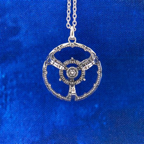 Star Trek X Rocklove Deep Space 9 Station Necklace Rocklove Jewelry
