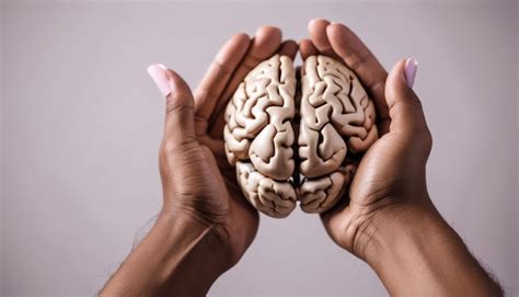 Premium Photo A Person Holding A Brain In Their Hands