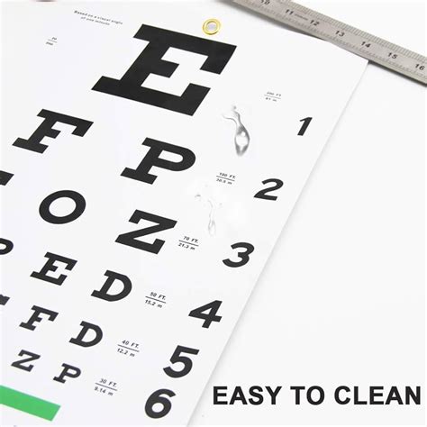 Printable A4 Eye Chart Wall Snellen Eye Chart Snellen Charts For Eye