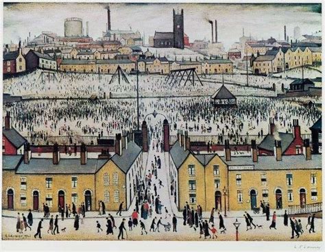 The Beautiful Game A Guide To Lowrys Football Matches Myartbroker