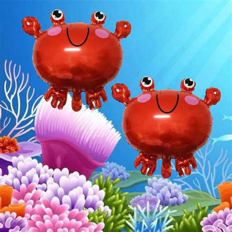 Balão Metalizado Caranguejo 24 Polegadas Extra Festas