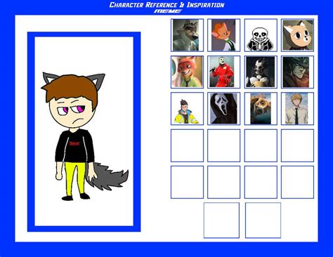 Marcos The Wolf Character Reference Inspiration By Davidthehedgehog2005