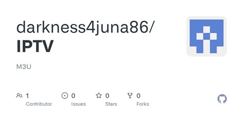 GitHub Darkness Juna IPTV M U