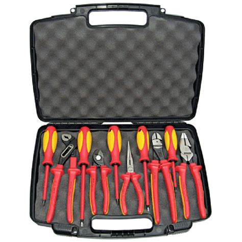 Knipex 989831us 10 Piece Insulated High Leverage Industrial Tool Set
