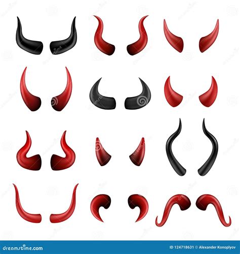 Cute Devil Horns Tattoo