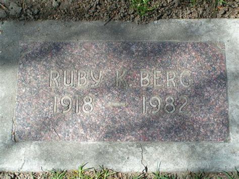 Ruby Kathryn Carlock Berg 1918 1982 Find A Grave Memorial