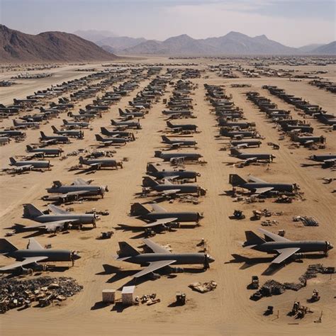 Free Aircraft Graveyard Vista Image Aerial Aircraft Boneyard