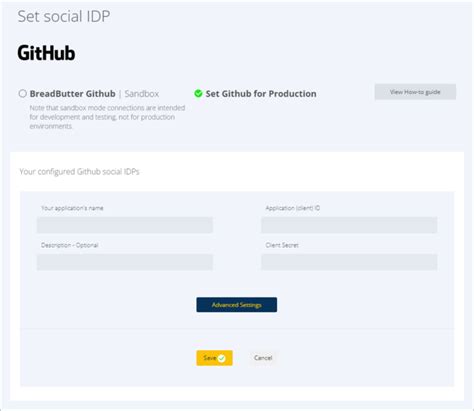 Custom Github Identity Provider Bread And Butter