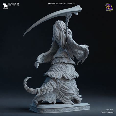 3d Printable Half Dragon Maiden 249mm By Bulkamancer Sculpts