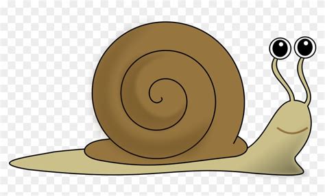 Cute Snail Illustration Free Png Clipart For Educational And Creative