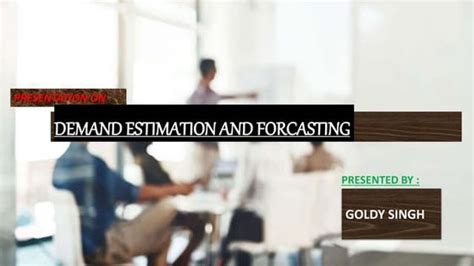 Demand Forecasting Ppt
