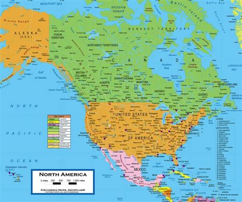 View Map Of America